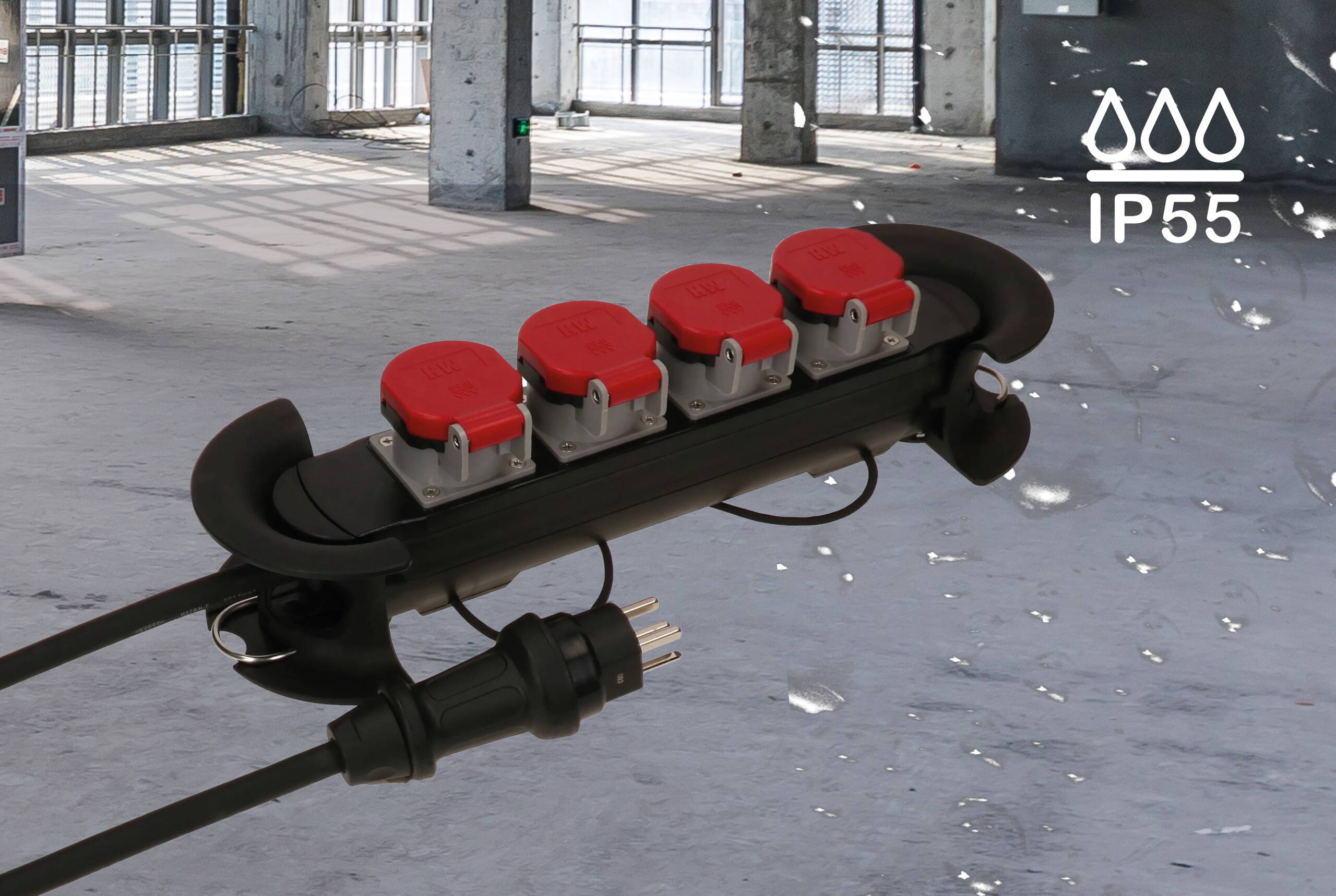 TH strong plugs and mobile sockets: Maximum impact resistance and handy ...